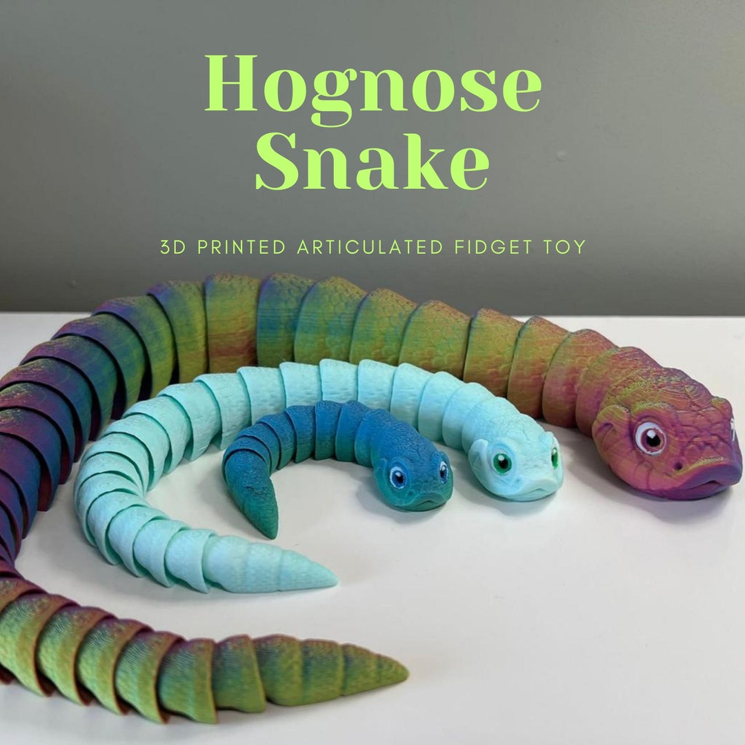 Hognose Snake Fidget Toy Different Sizes Available 3D Printed Premium ...