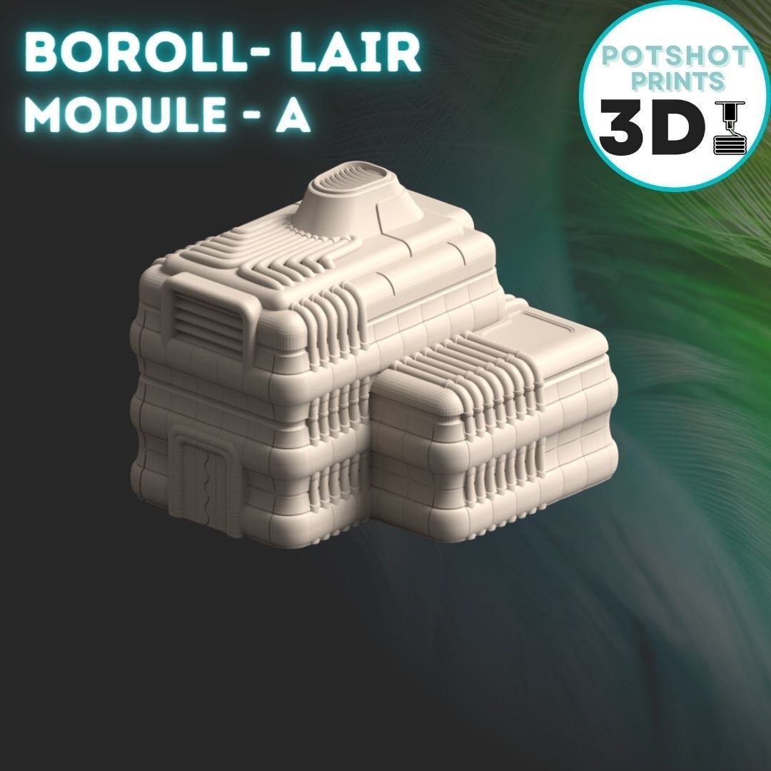 Boroll Lair Module A Scenery / Terrain 3D Printed FDM PLA - Etsy