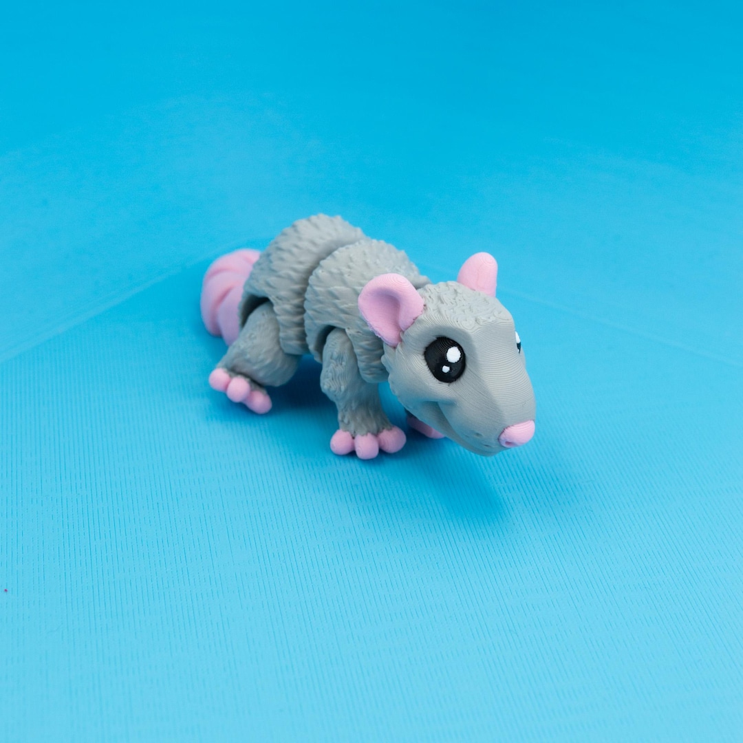 Flexi Rat | 3D Printed Articulated Rat Model or Keyring - Etsy
