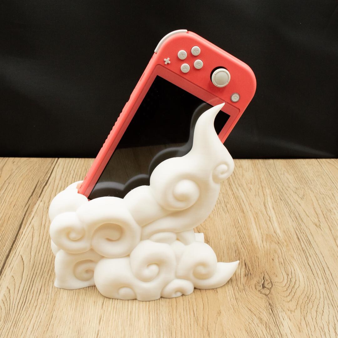 Fluffy Cloud Switch Lite Holder | 3D Printed Gaming Accessories - Etsy