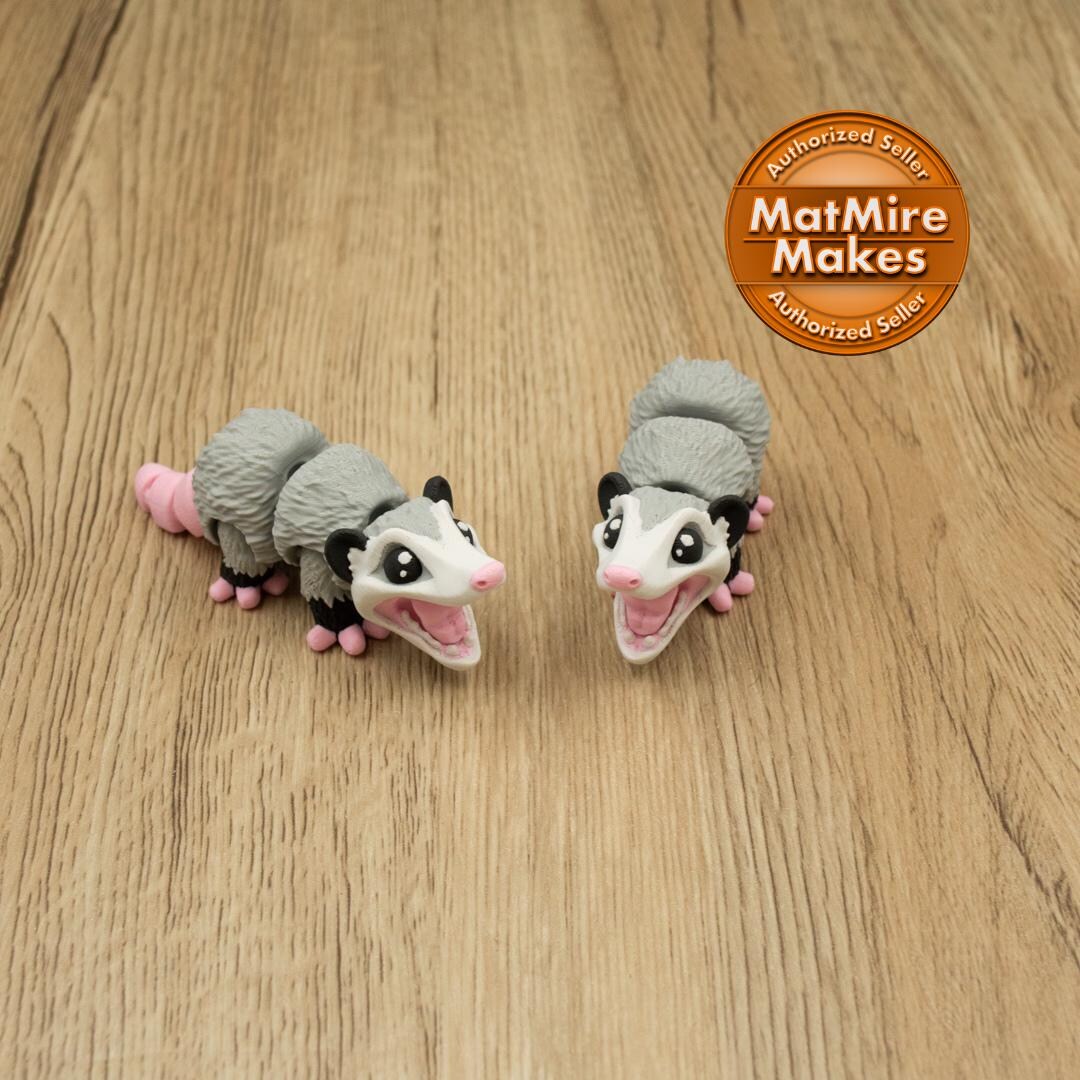 3D Printed Articulating Possum | Detailed Model - Etsy
