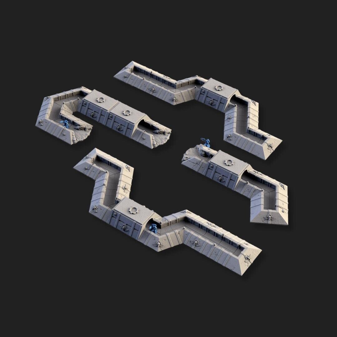 Trenches | Scenery / Terrain | 3D Printed | FDM PLA - Etsy