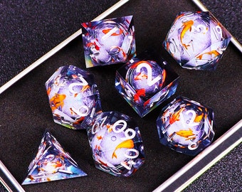 Liquid Core D20 Dice , Dnd Dice Set Liquid Core for Role Playing Games , Giant D20 D&d Dice ...