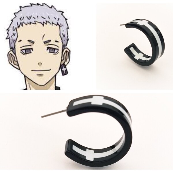 Tokyo Revengers Earrings Mitsuya - Etsy