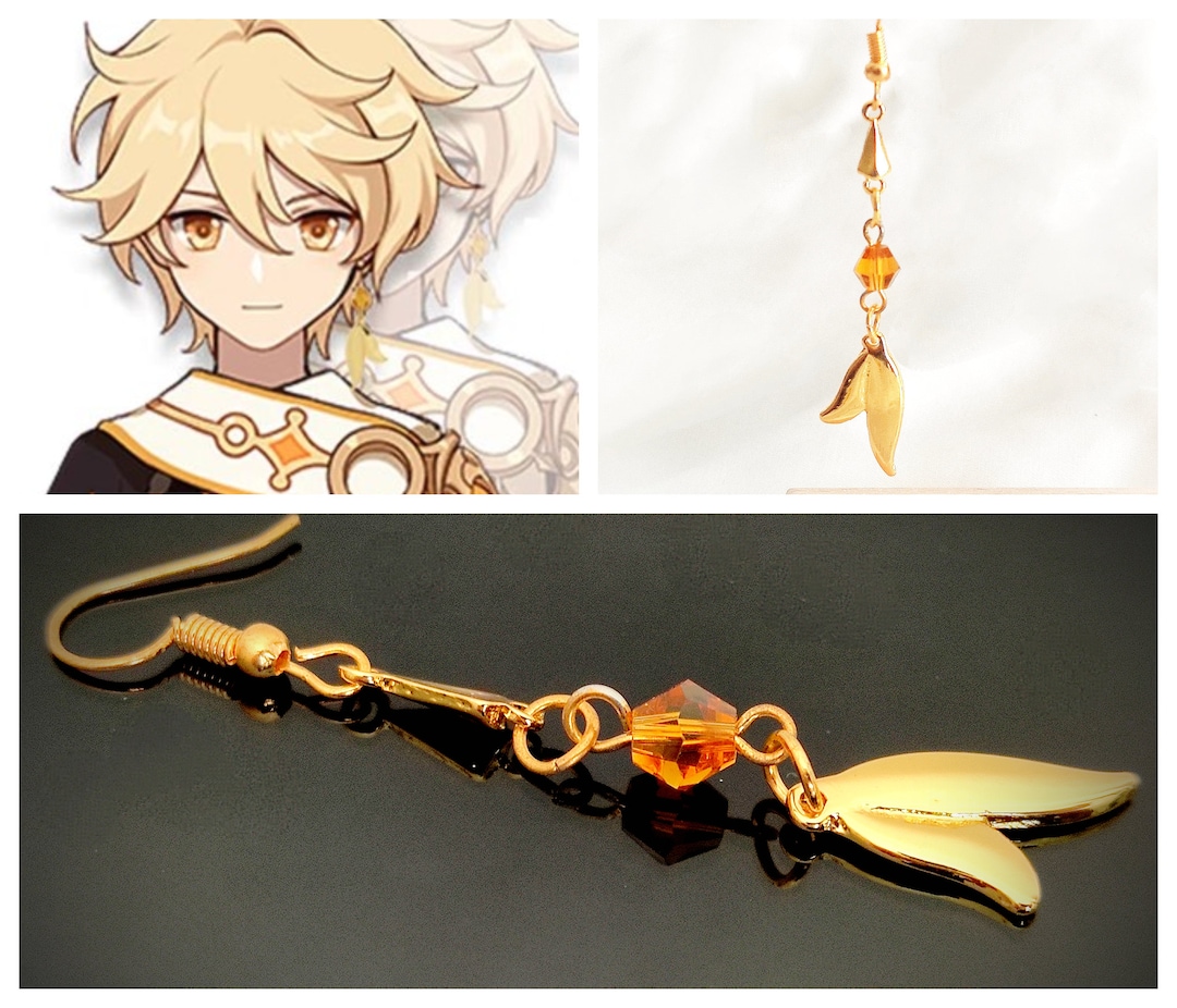 Earring Costume Genshin Impact Cosplay Razor Aether Cosplay Traveler ...