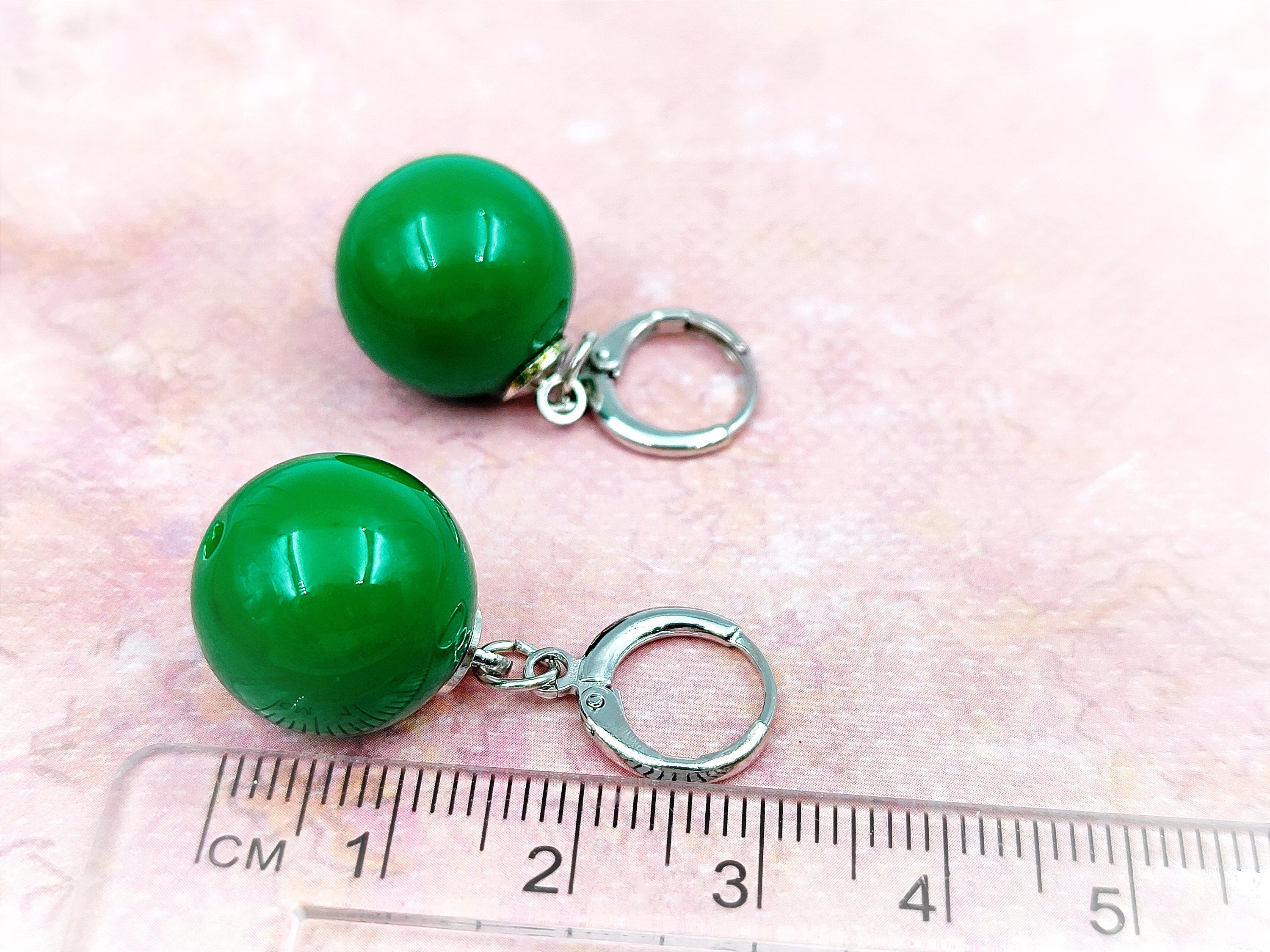 Potara Ear Hoops Dark Green Earrings Inspired by Dragon Ball - Etsy