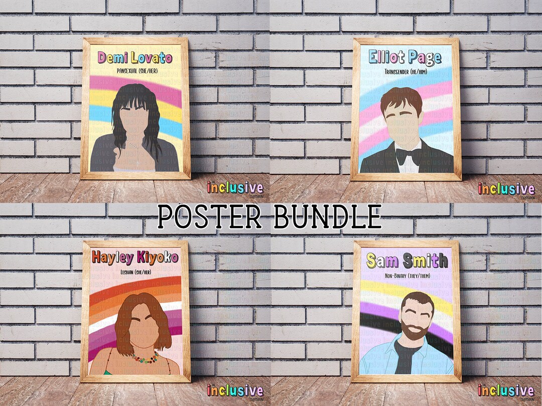 LGBTQ Role-model Poster Pack, Queer Classroom Display, Sexuality and ...