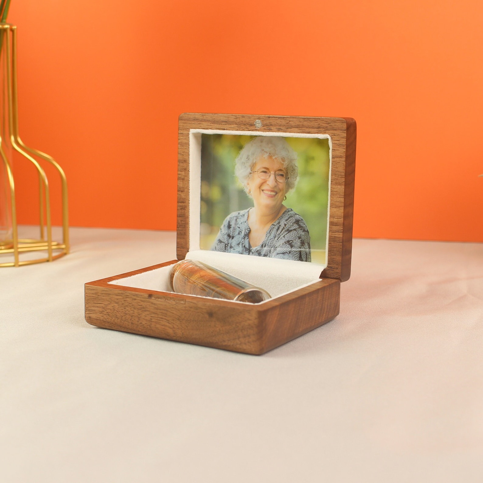 Personalized Walnut Memorial Box: Keepsake for Hair, Ashes - Etsy