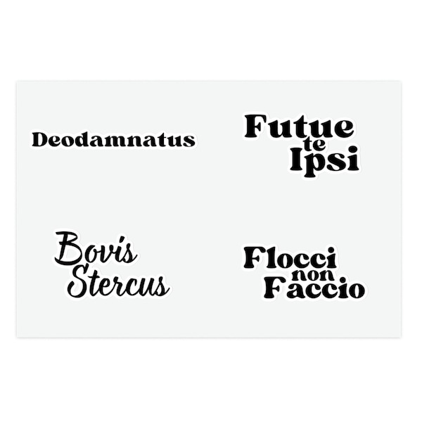Latin Stickers - Etsy