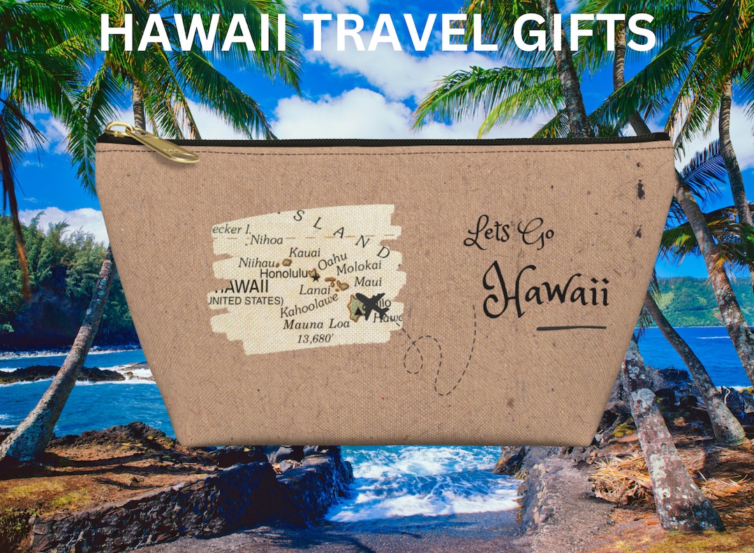 Gifts for a Trip to Hawaii, Personalized Accessory Pouch, Gift Ideas ...