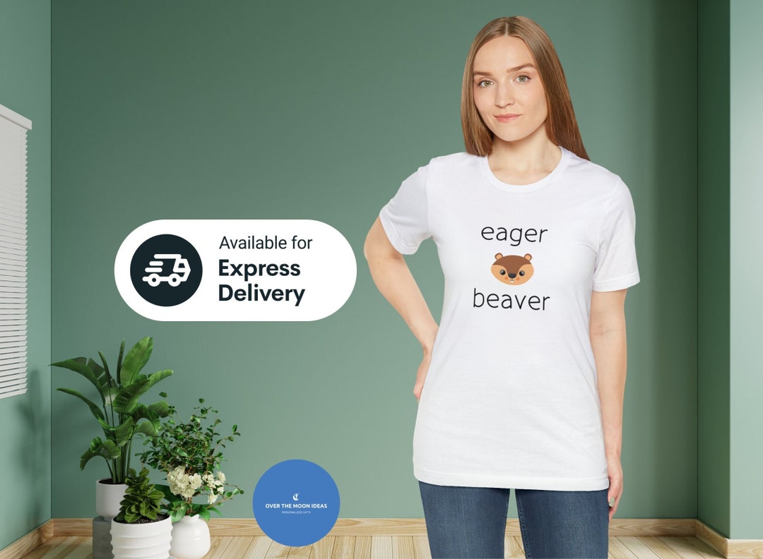 Naughty Gifts for Girlfriend Eager Beaver Funny T-shirt Sex - Etsy