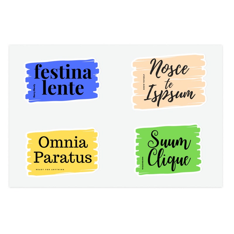 Latin Quote - Etsy