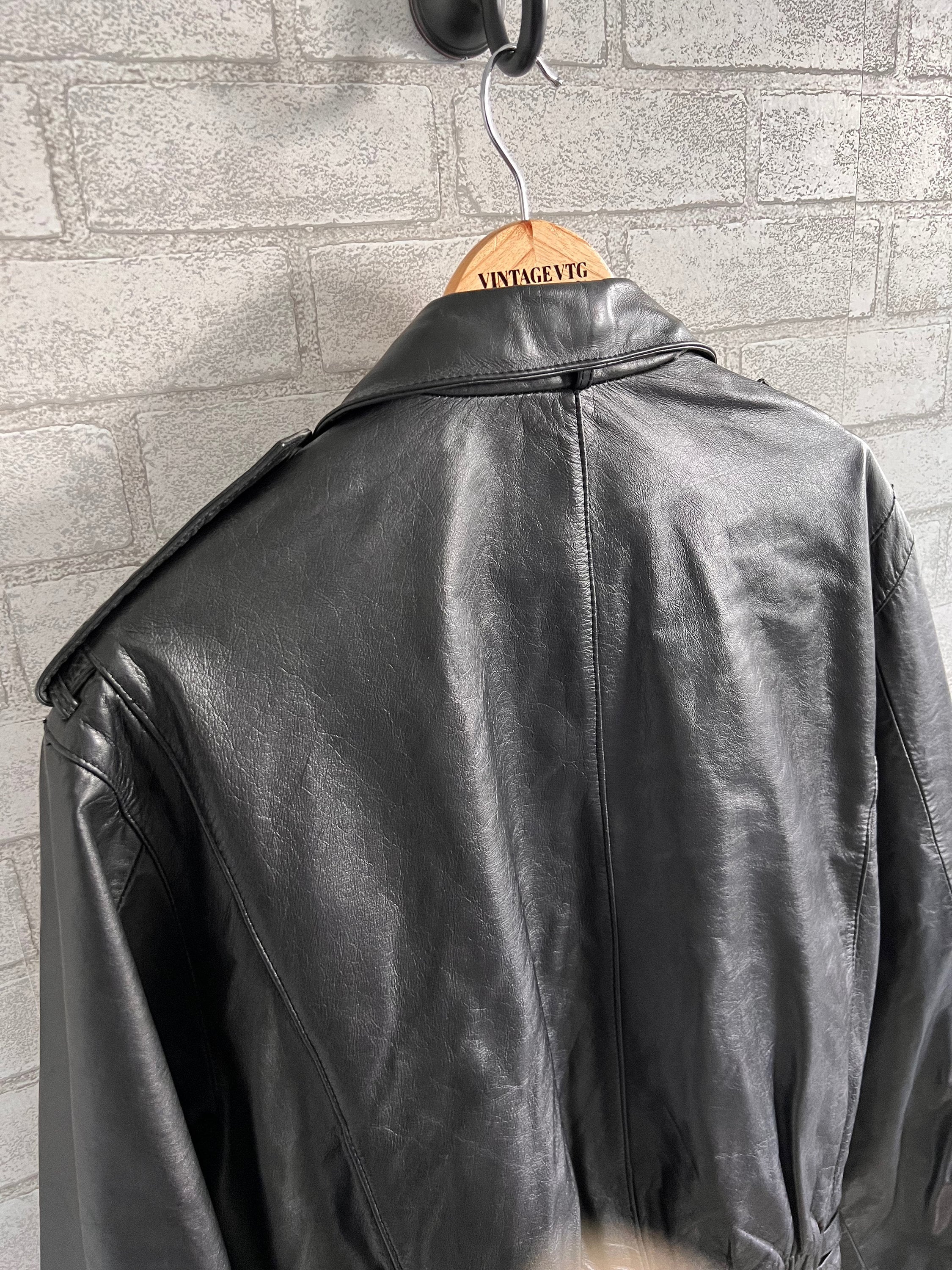 Vintage 80s Members Only Black Leather Jacket. - Etsy