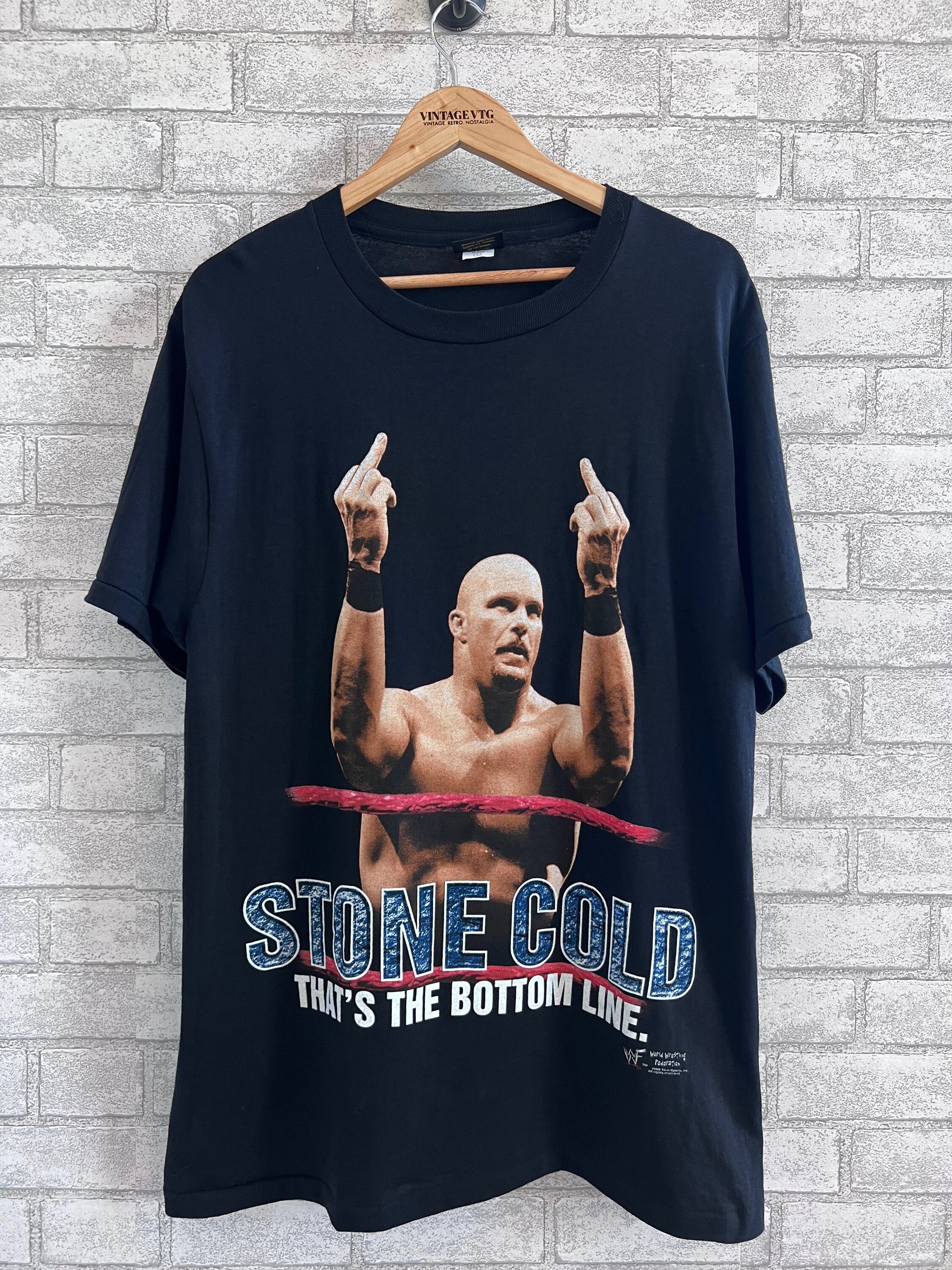 Rare Vintage Stone Cold T-shirt cause Stone Cold Said - Etsy