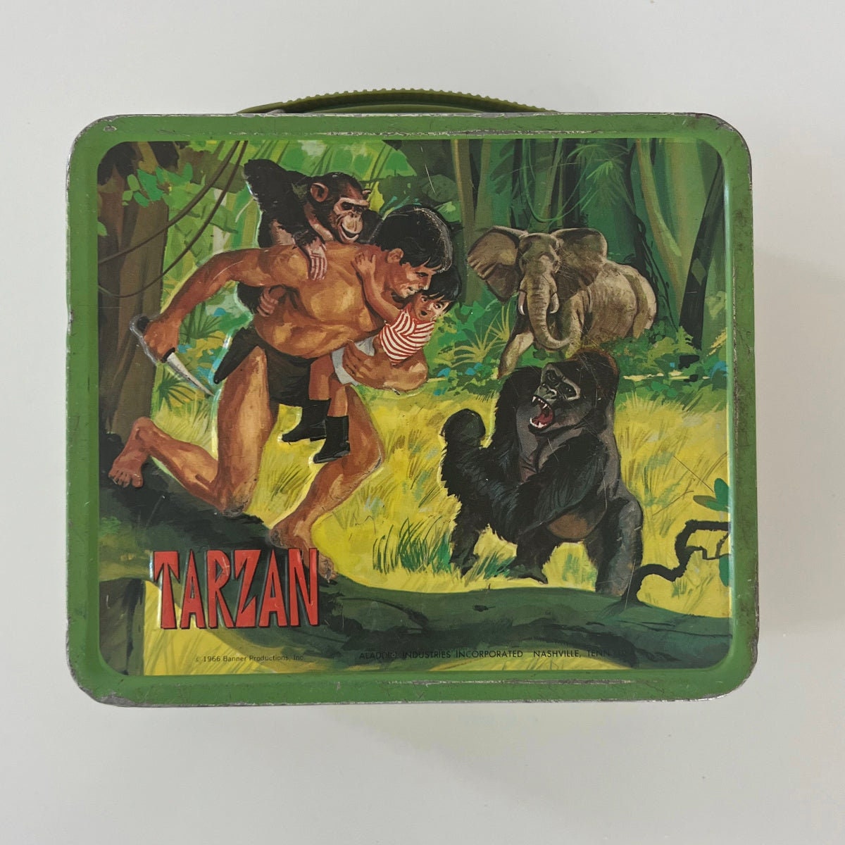 Rare Vintage 1966 Tarzan Lunchbox With Thermos - Etsy