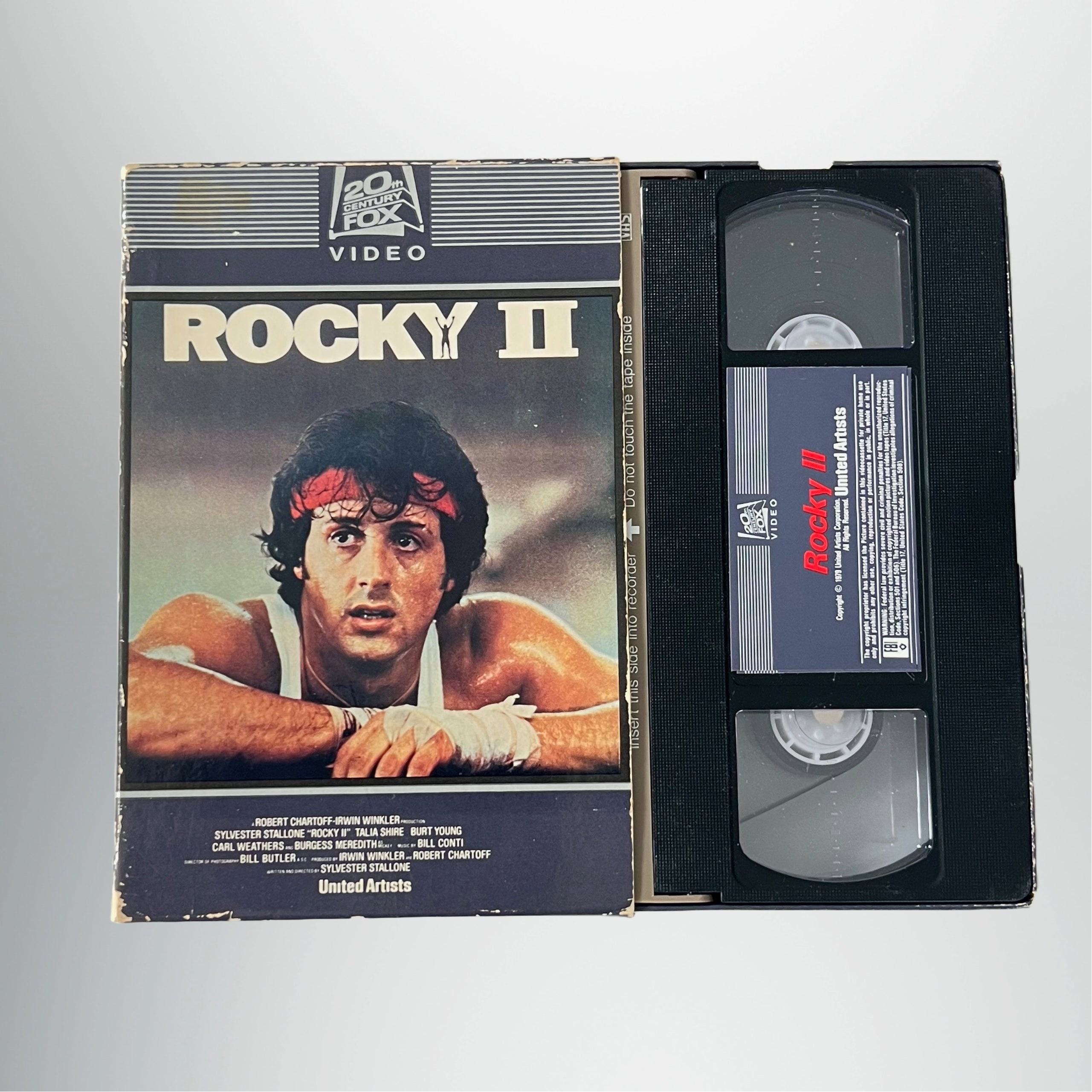Rare Vintage Rocky II 1982 First Print VHS With Side Draw - Etsy
