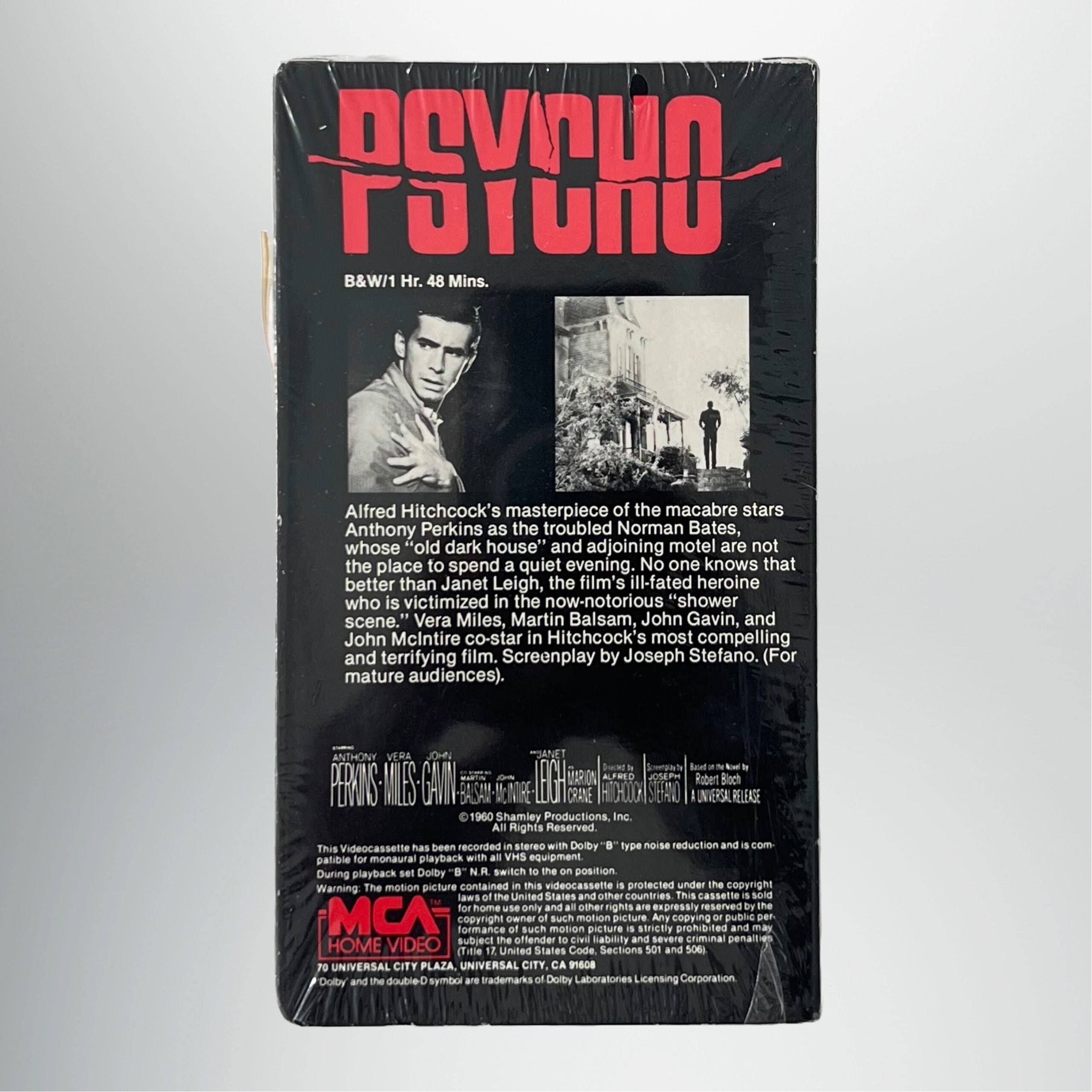 Rare Vintage 1984 Psycho 1984 VHS Factory Sealed - Etsy