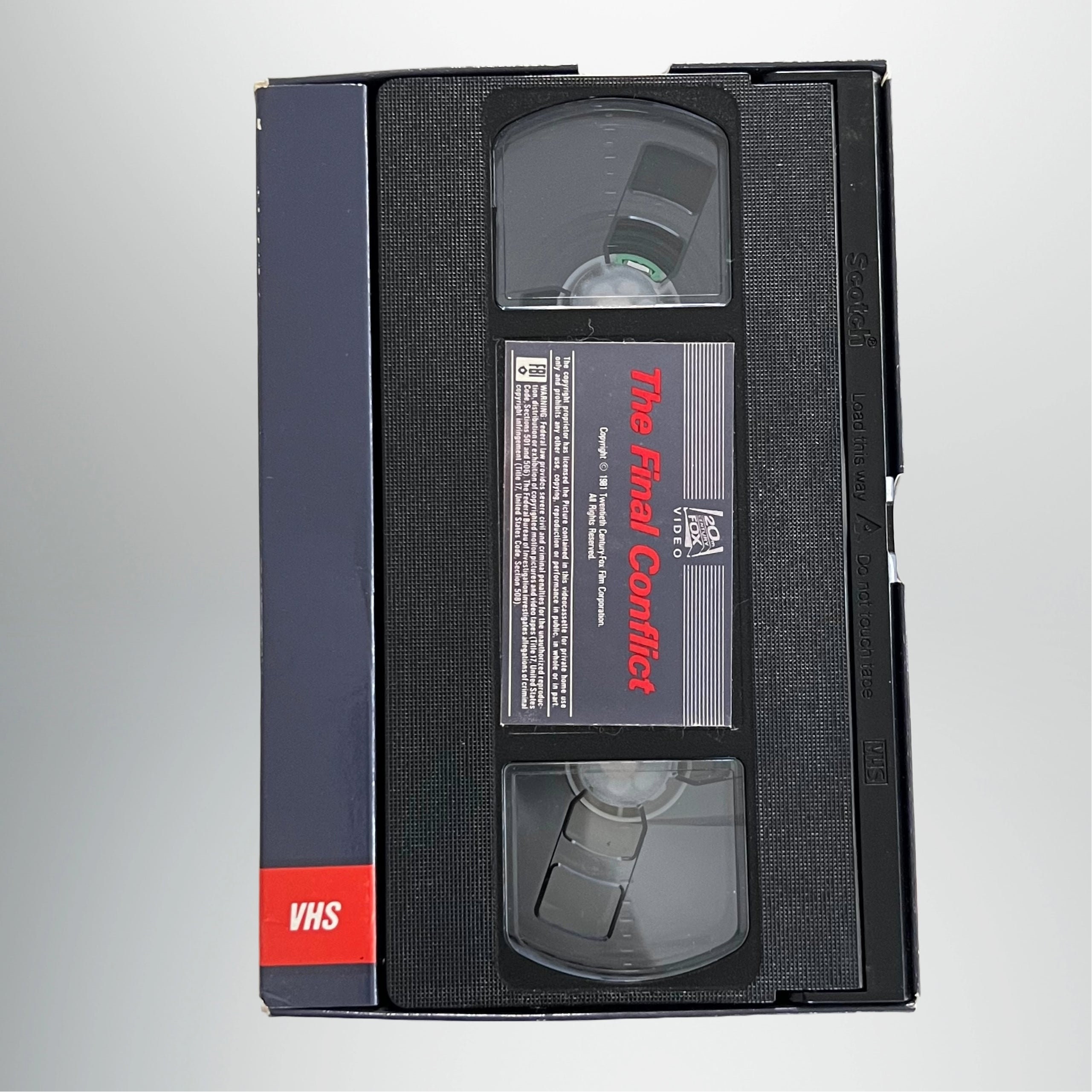 Rare Vintage 1982 the Final Conflict Omen III First Release VHS Big Box ...