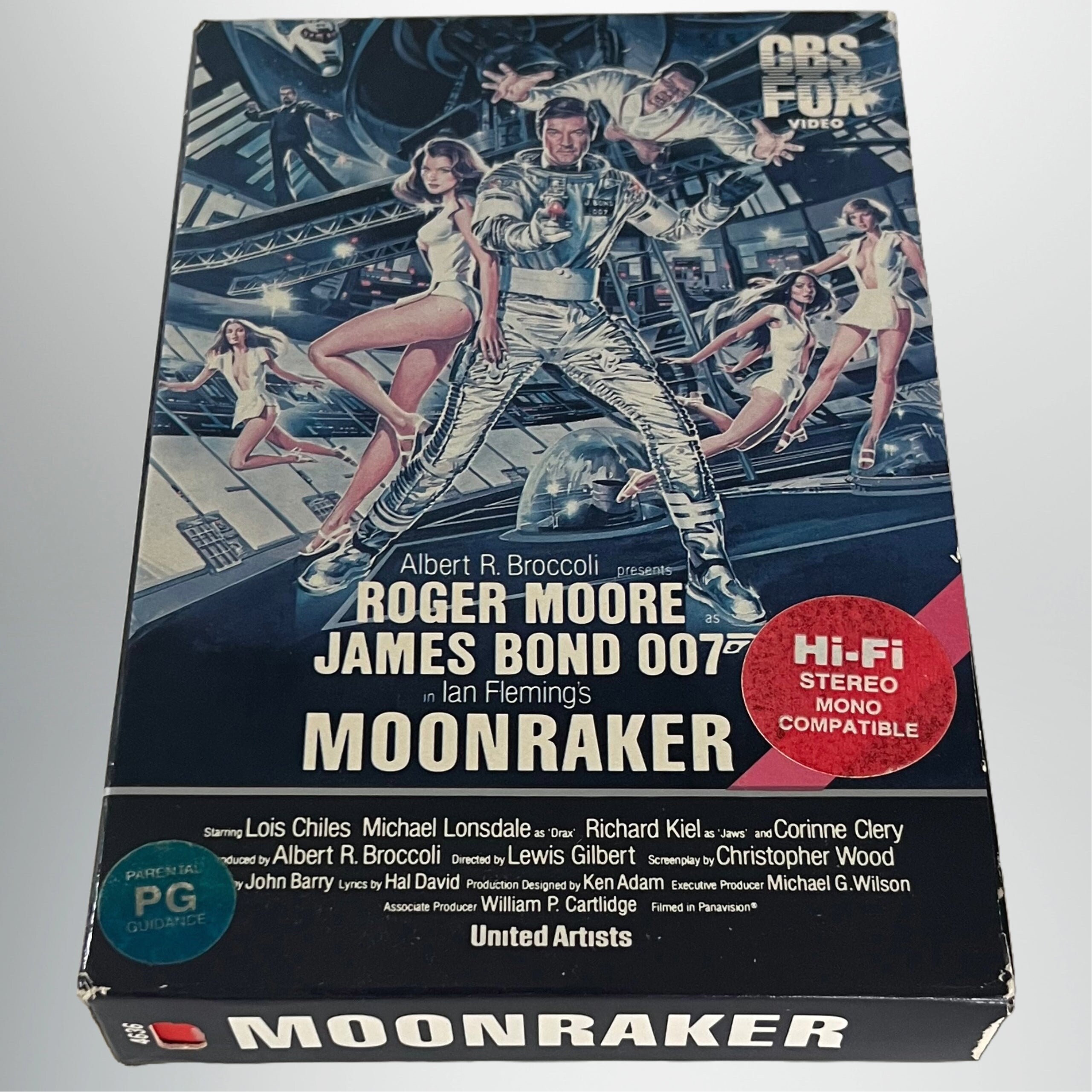 Vintage 1983 James Bond Moonraker Side Draw VHS - Etsy