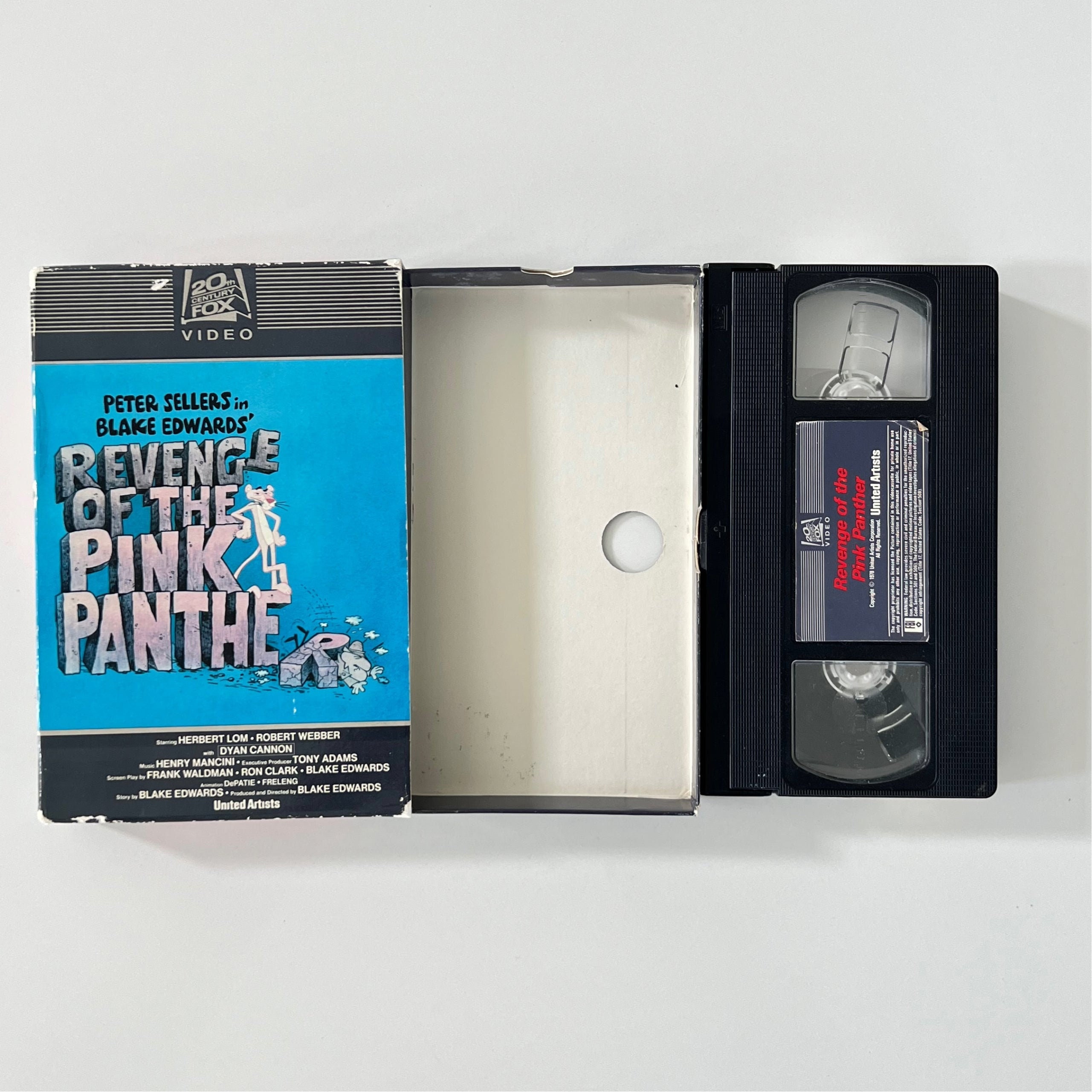 Vintage 1982 Revenge of the Pink Panther Pink Panther First Release ...
