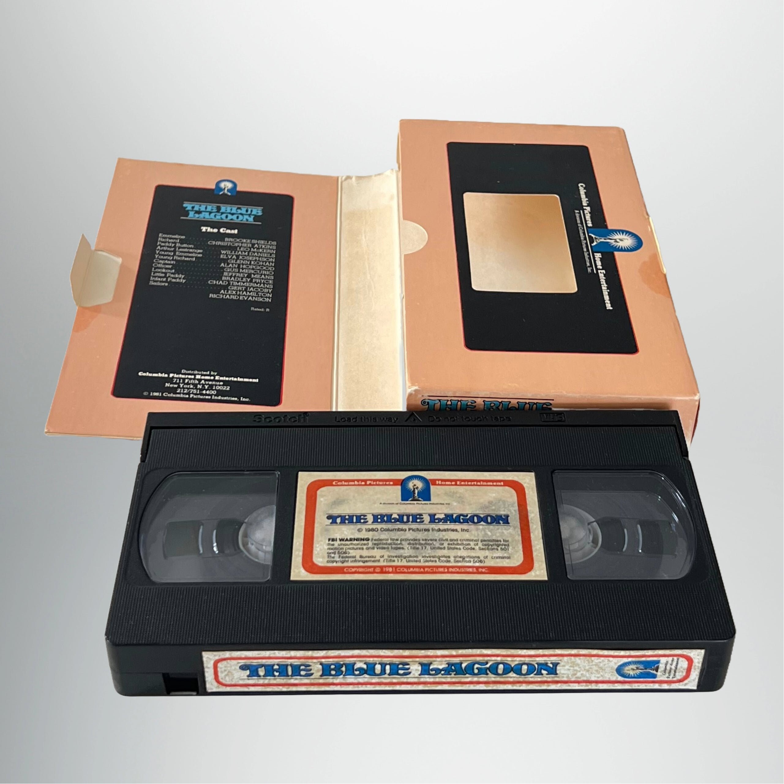 Super Rare 1980 Blue Lagoon Gatefold VHS - Etsy