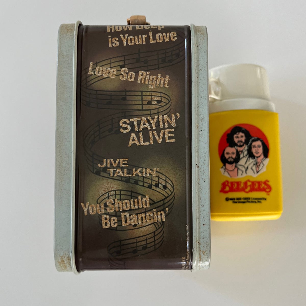 Rare Vintage 1978 Bee Gees Barry Gibb Lunchbox With Thermos - Etsy