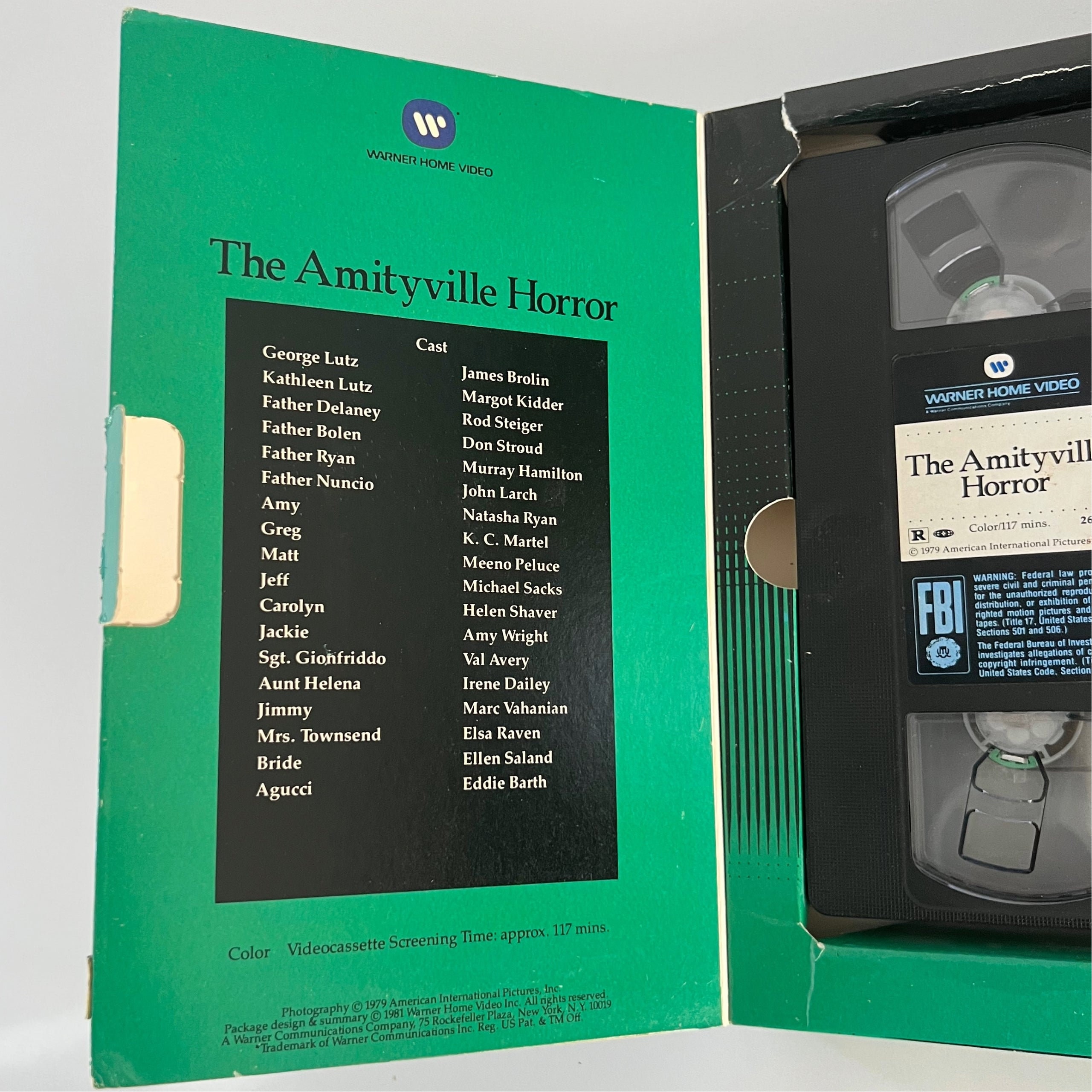 Rare Vintage 1981 Original First Release the Amityville Horror VHS Big ...