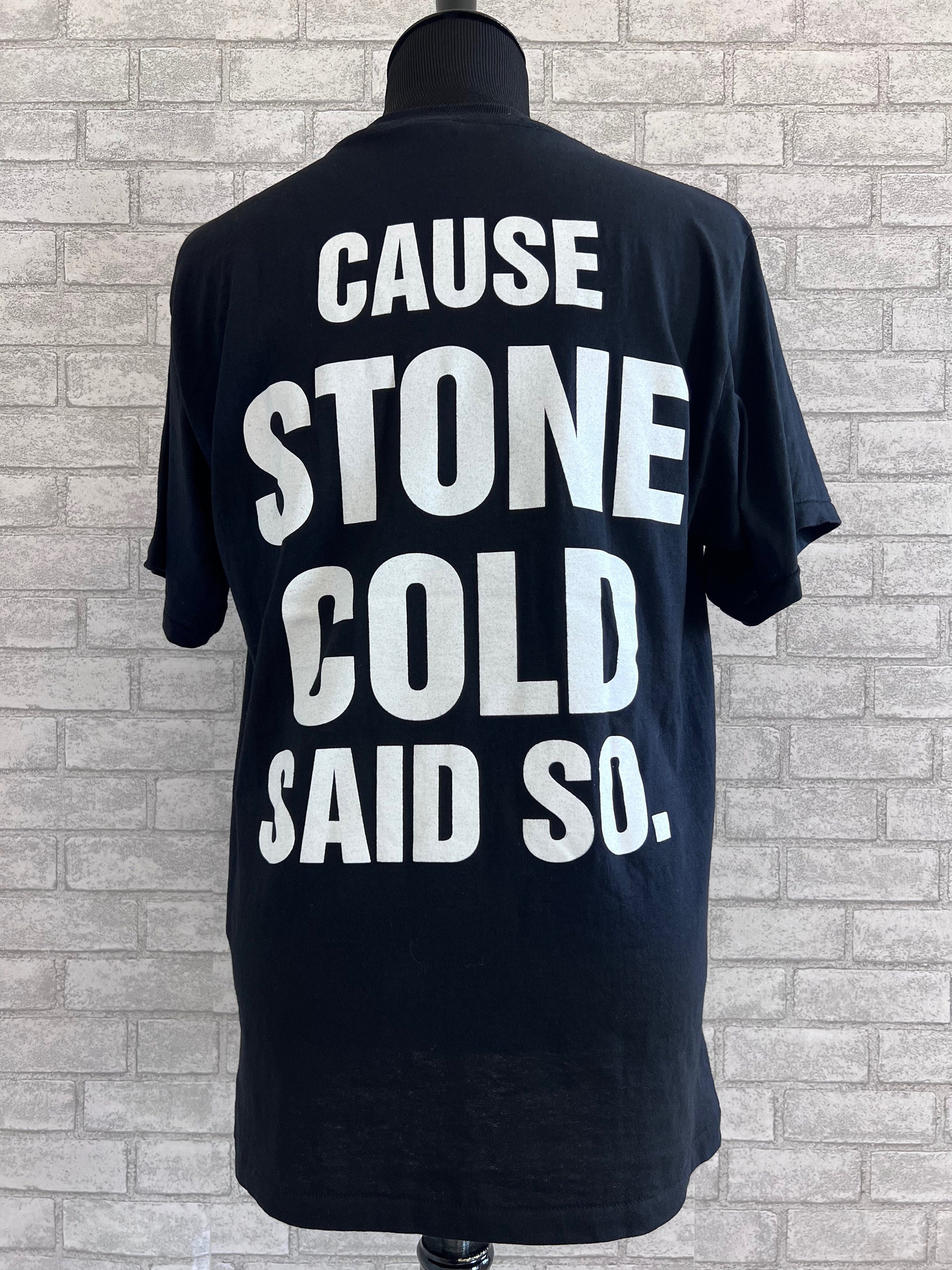 Rare Vintage Stone Cold T-shirt cause Stone Cold Said - Etsy
