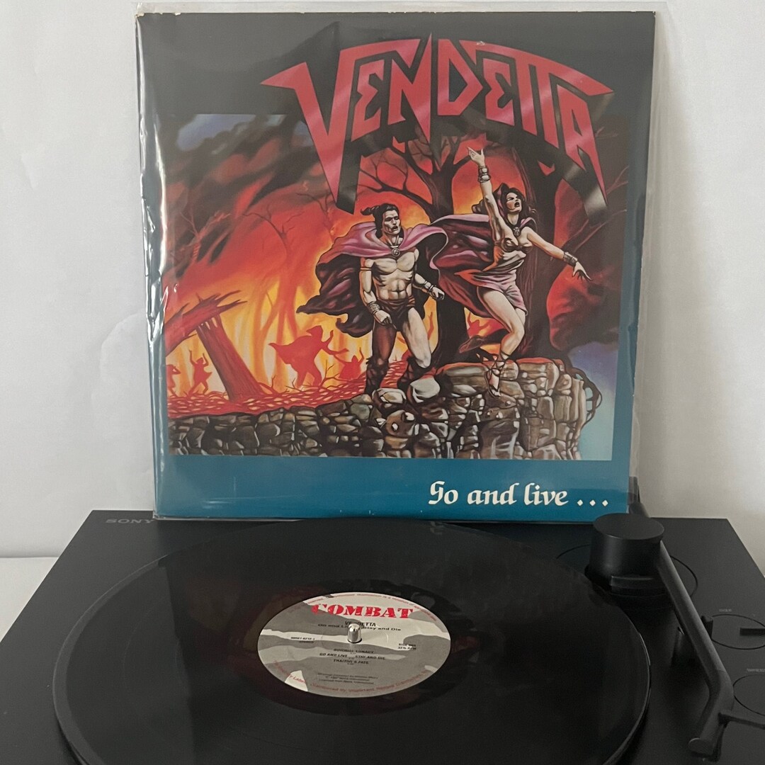 Vintage 1987 Vendetta Go and Live Vinyl Album - Etsy