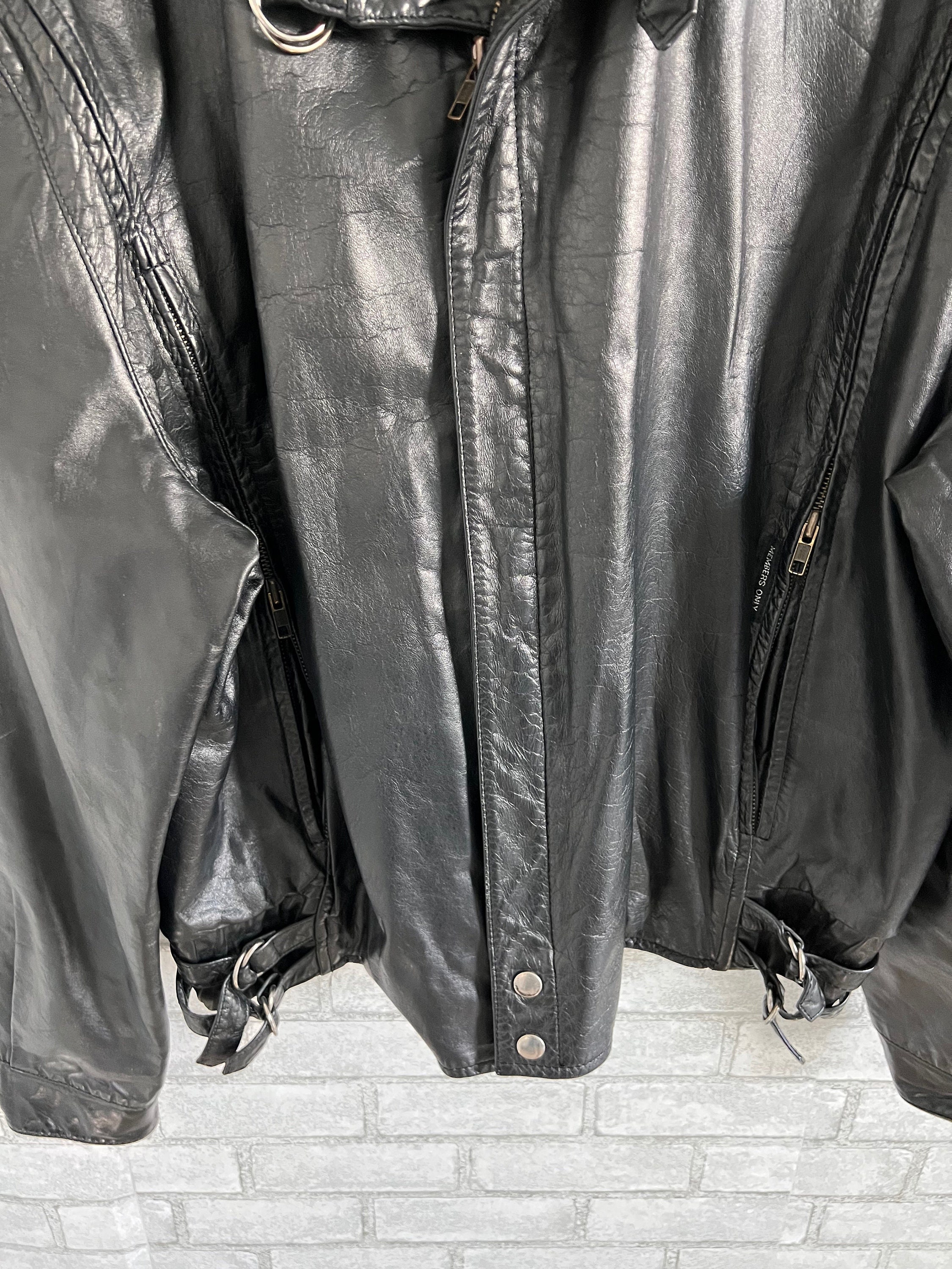 Vintage 80s Members Only Black Leather Jacket. - Etsy