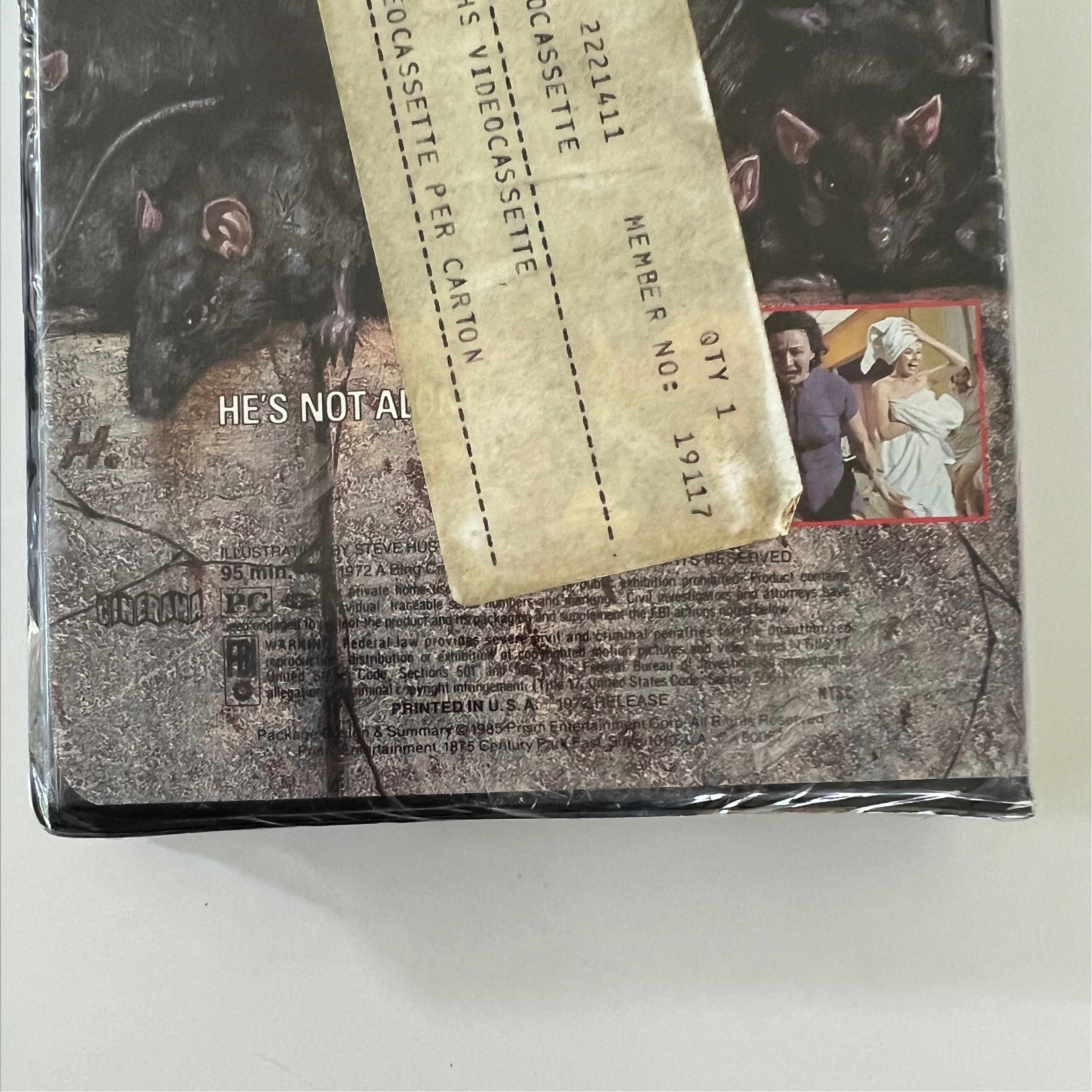 Vintage 1985 BEN Horror VHS Sealed Produced by Michael Jackson - Etsy