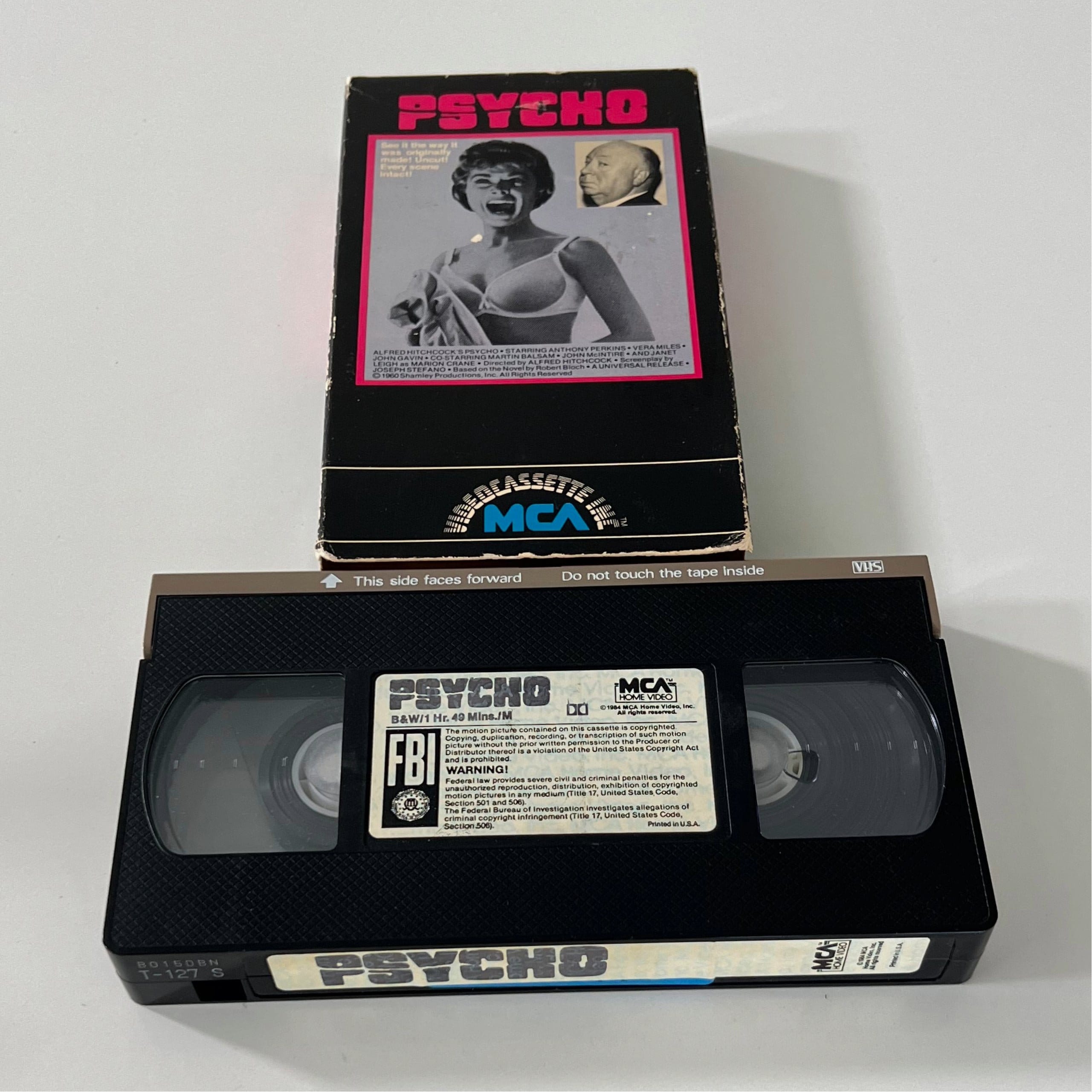 Rare Vintage Original First Release 1980 MCA Psycho VHS - Etsy