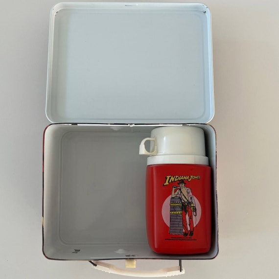 VTG 1984 Indian Jones Lunchbox with Thermos - Gem