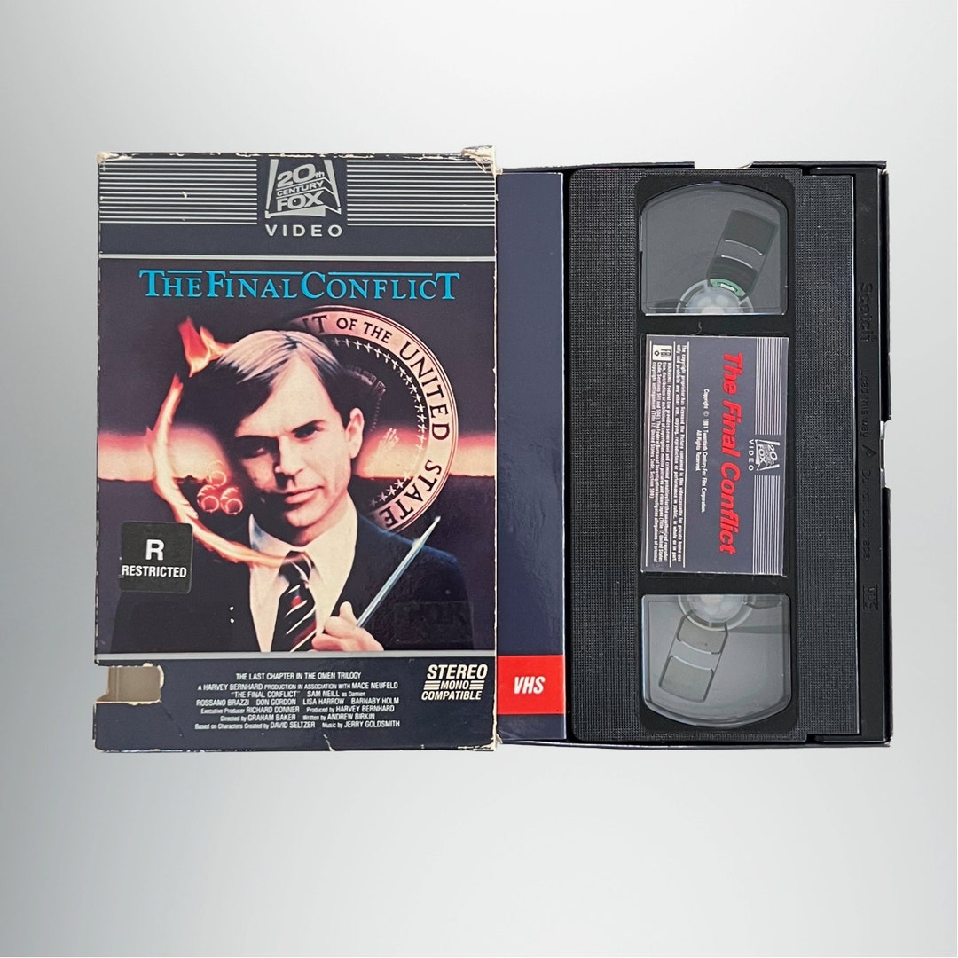 Rare Vintage 1982 the Final Conflict Omen III First Release VHS Big Box ...