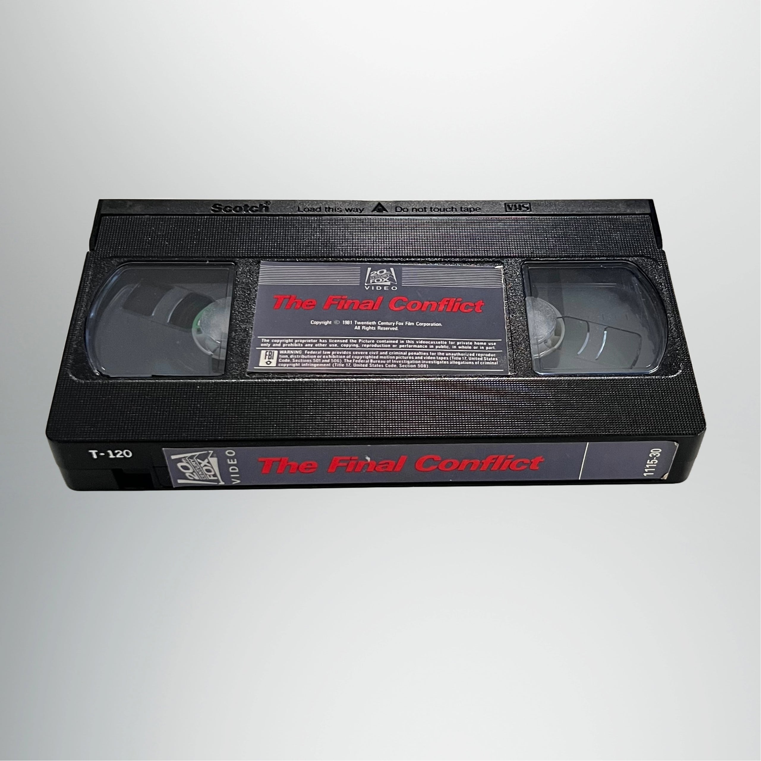 Rare Vintage 1982 the Final Conflict Omen III First Release VHS Big Box ...