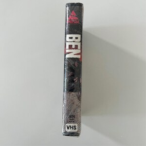 Vintage 1985 BEN Horror VHS Sealed Produced by Michael Jackson - Etsy