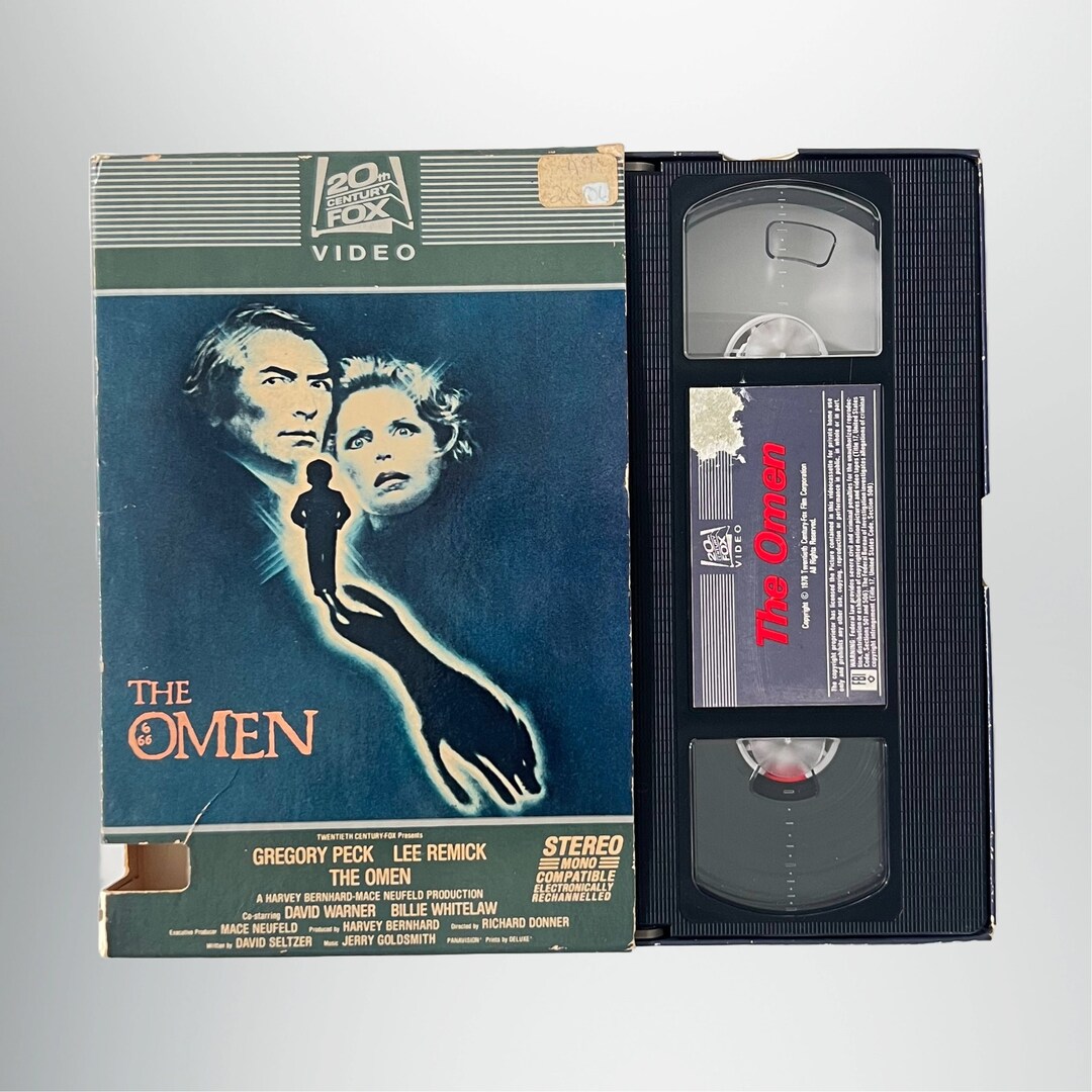 Rare Vintage the Omen 1982 First Print Side Draw VHS - Etsy