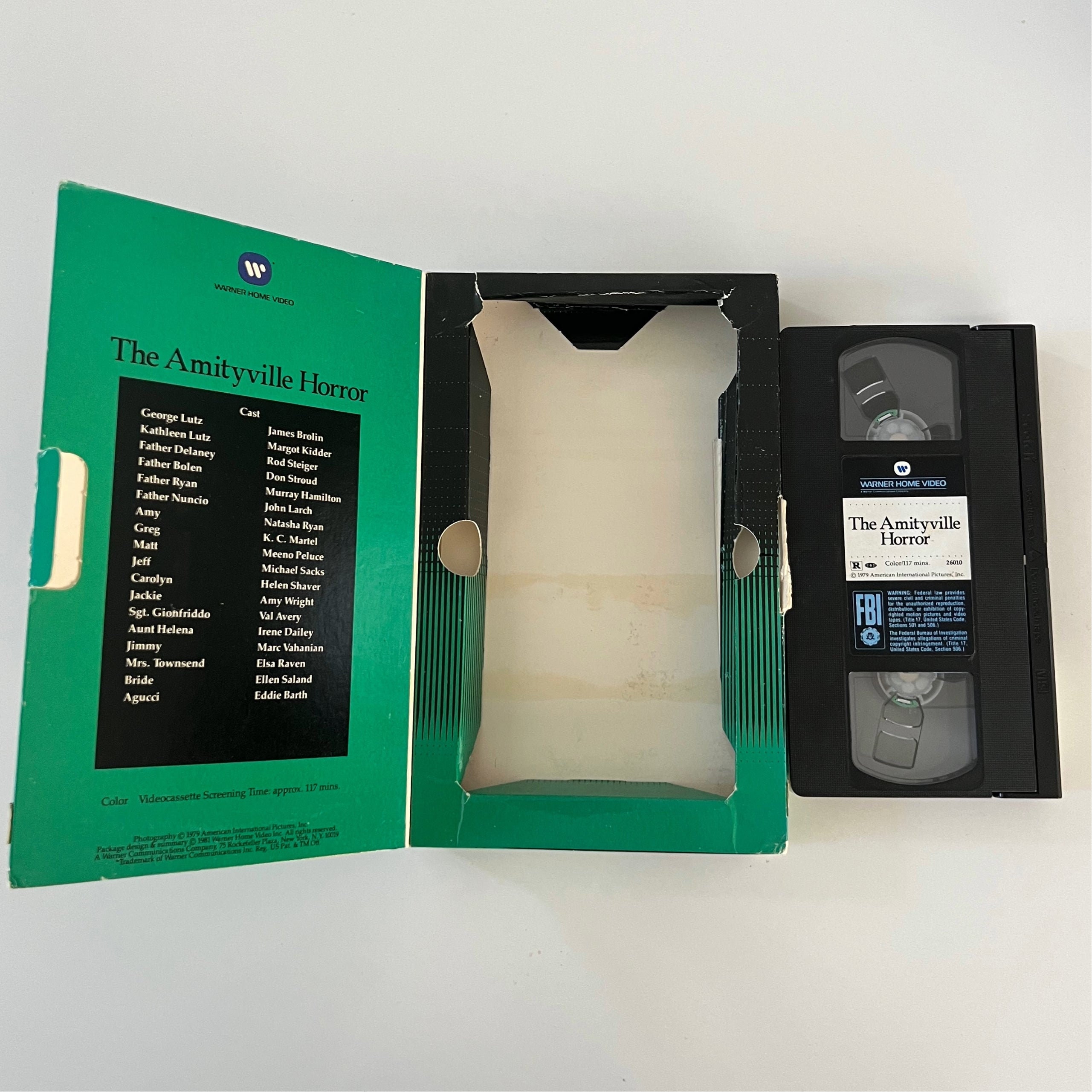 Rare Vintage 1981 Original First Release the Amityville Horror VHS Big ...