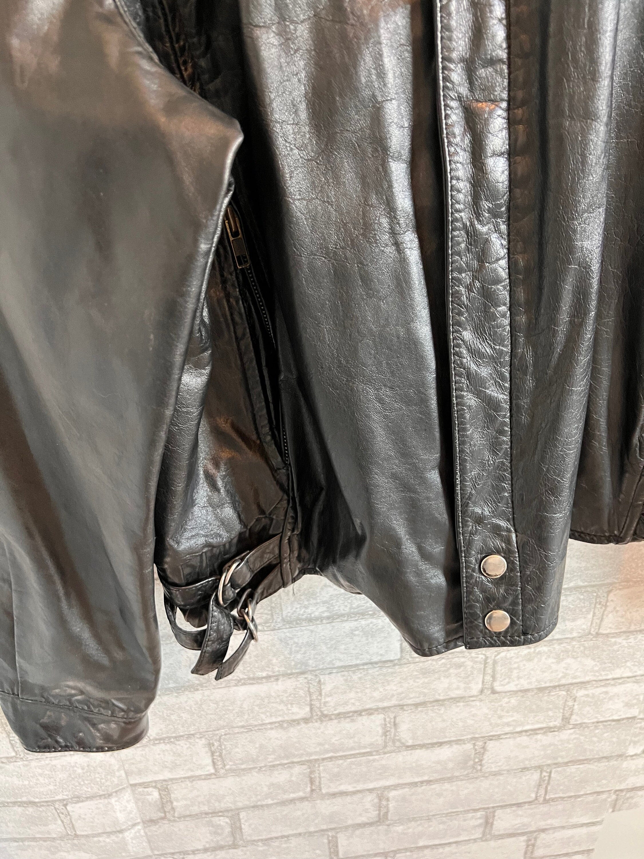 Vintage 80s Members Only Black Leather Jacket. - Etsy