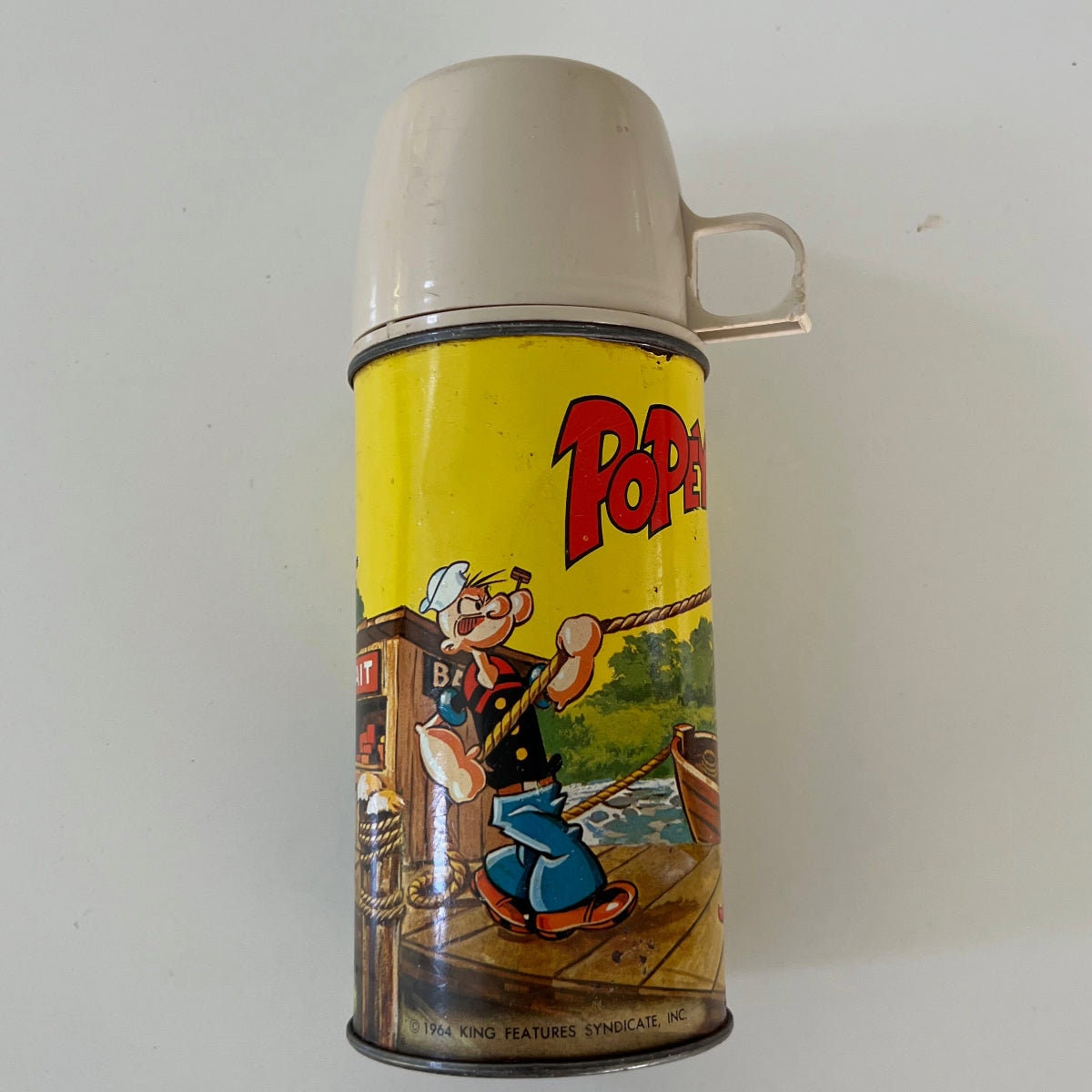 Rare Vintage 1964 Popeye Lunchbox With Thermos - Etsy