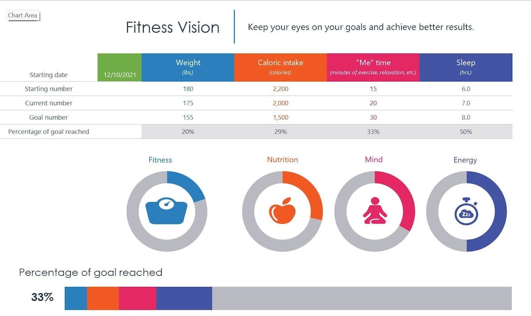 Fitness Progresses Tracking Tool - Etsy