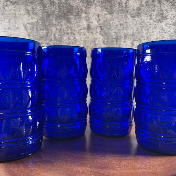 Cobalt Blue Glass - Etsy