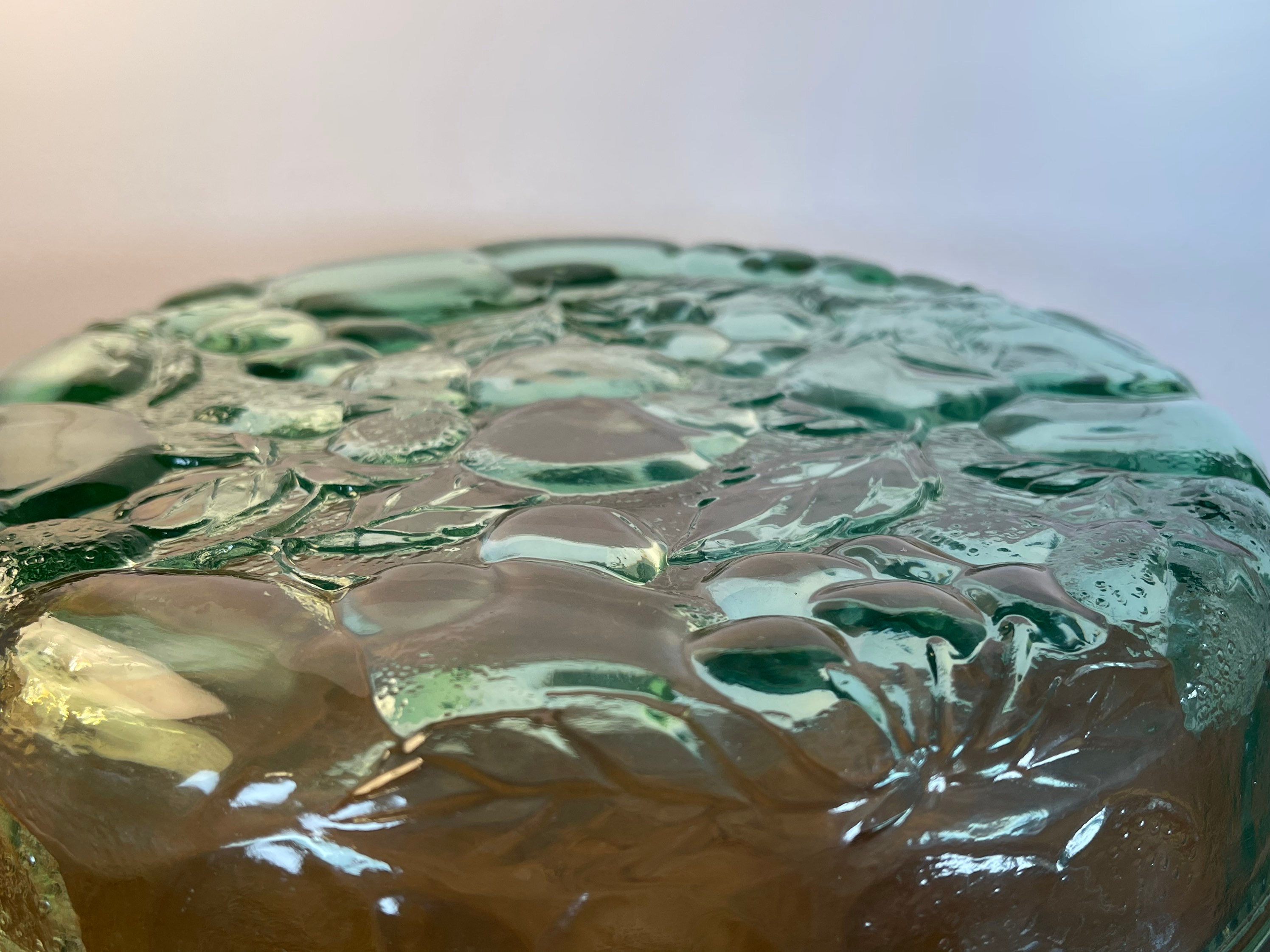 Vintage Libbey Orchard Fruit Green Pie Dish - Etsy