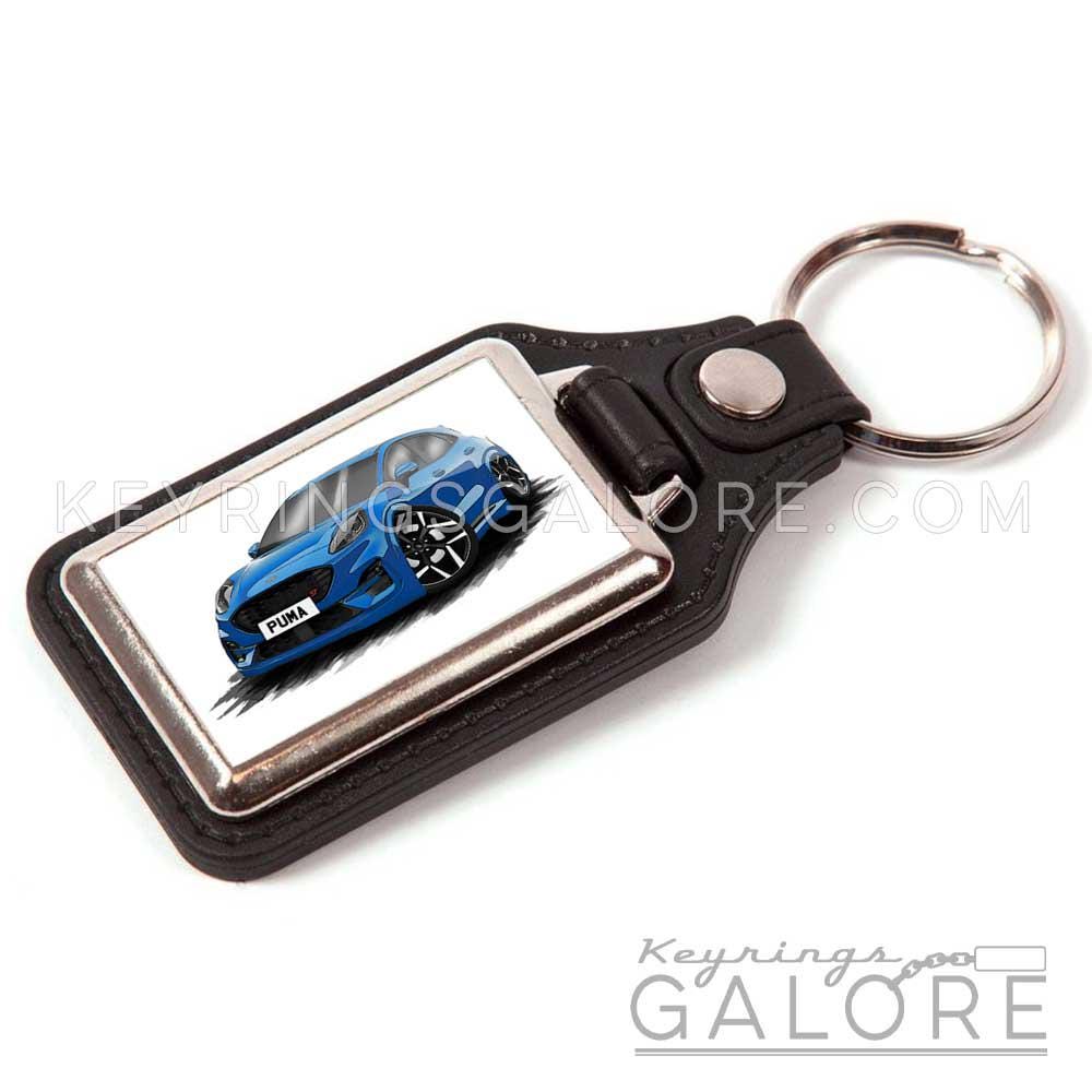 Cartoon Caricature of the Ford Puma ST in a Stylish Leather Look ...