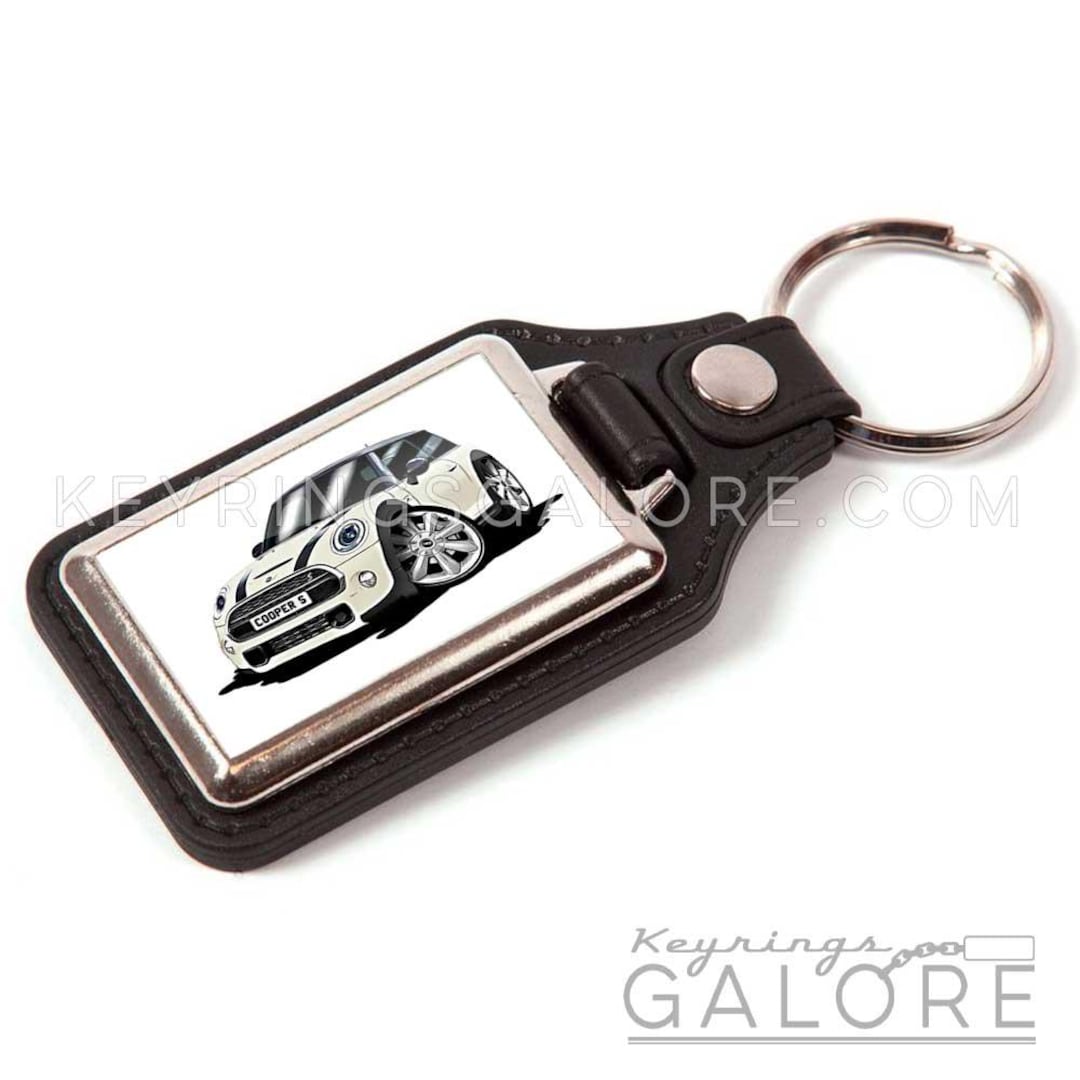 Cartoon Caricature of the Mini Cooper S F56 in a Stylish Leather Look ...