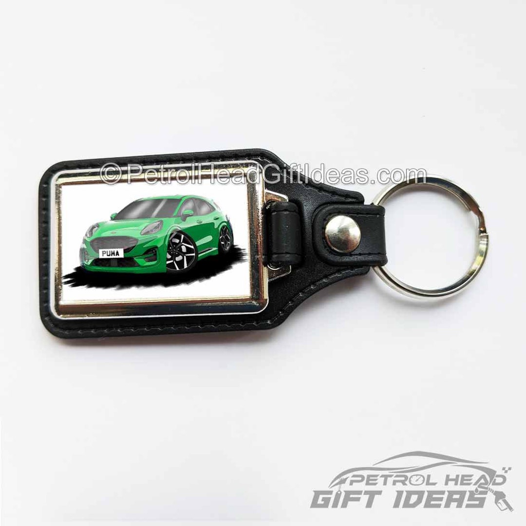 Cartoon Caricature of the Ford Puma ST in a Stylish Leather Look ...