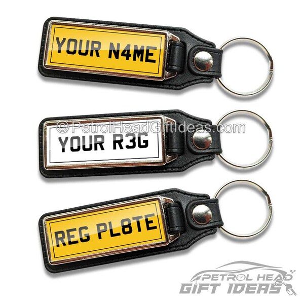 Number Plate Keyring - Etsy UK