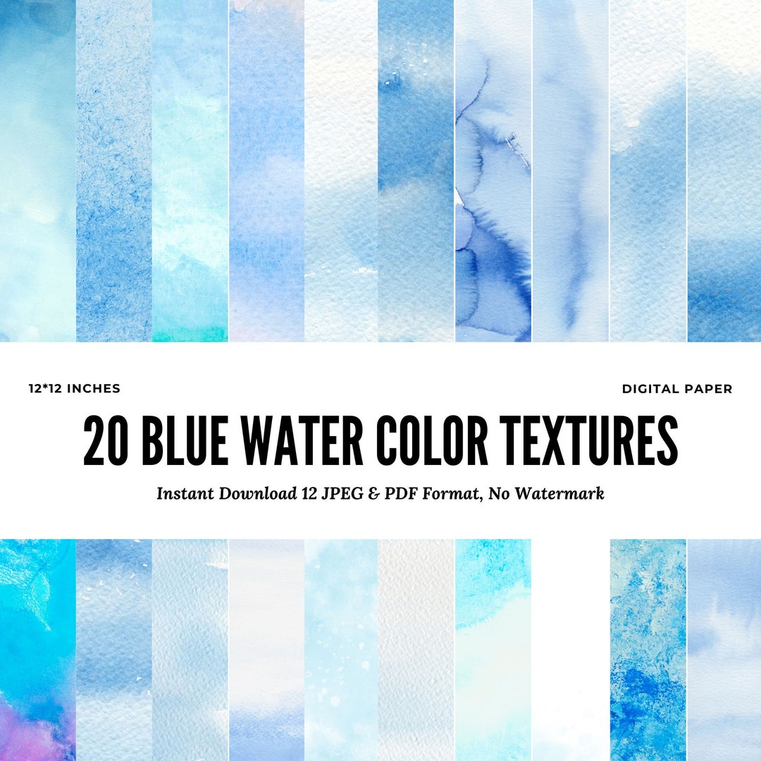 20 Texturas de color agua azul 12 12 in 3600 3600 PX Descarga ...