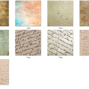 20 Vintage Digital Papers PDF Instant Download CMYK Best for Printing ...