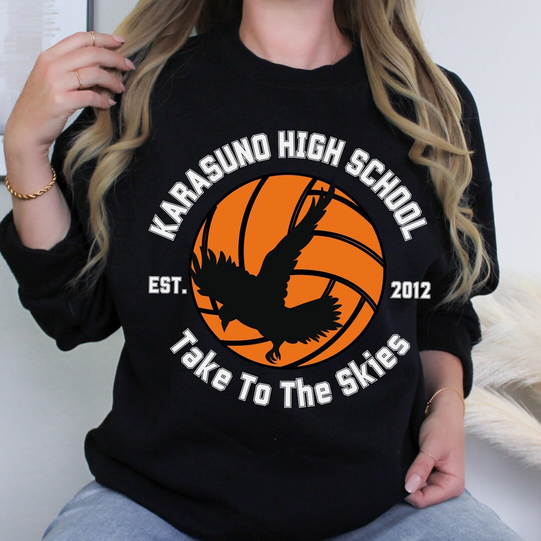 Karasuno High Volleyball Sweater Cozy Haikyuu Fan Sweatshirt - Etsy